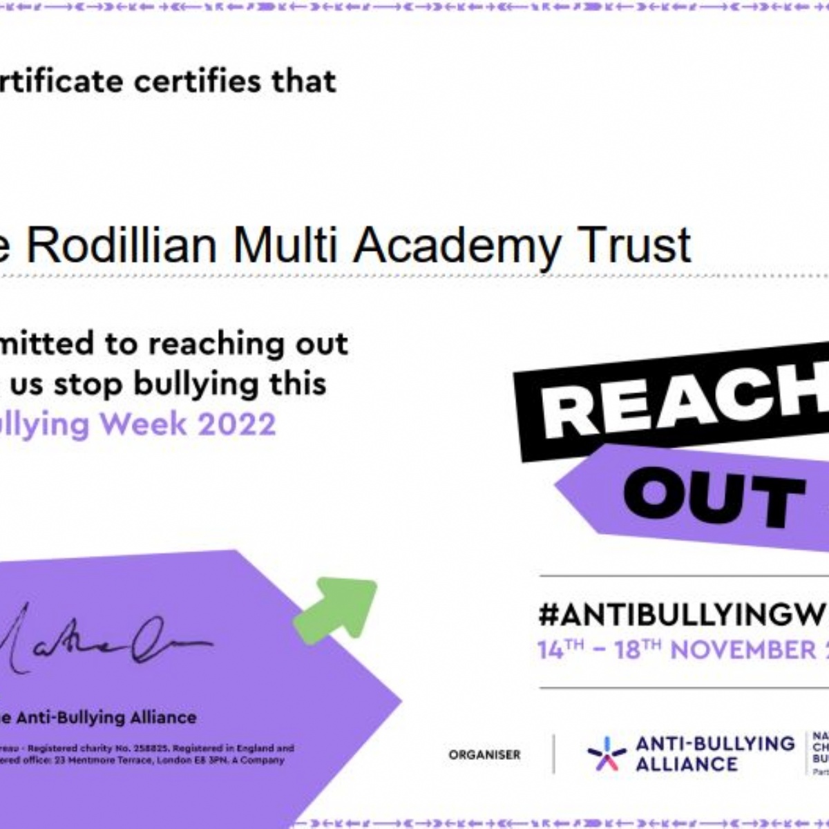 Resilience Multi Academy Trust - We’re pledging our support for Anti ...